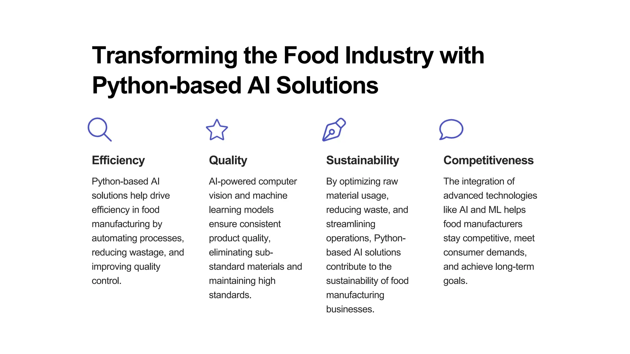 Raw Materials Optimization For Food Manufacturing With Pythonpptx