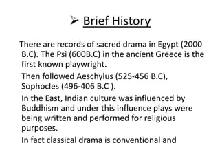 Raw understanding drama | PPT