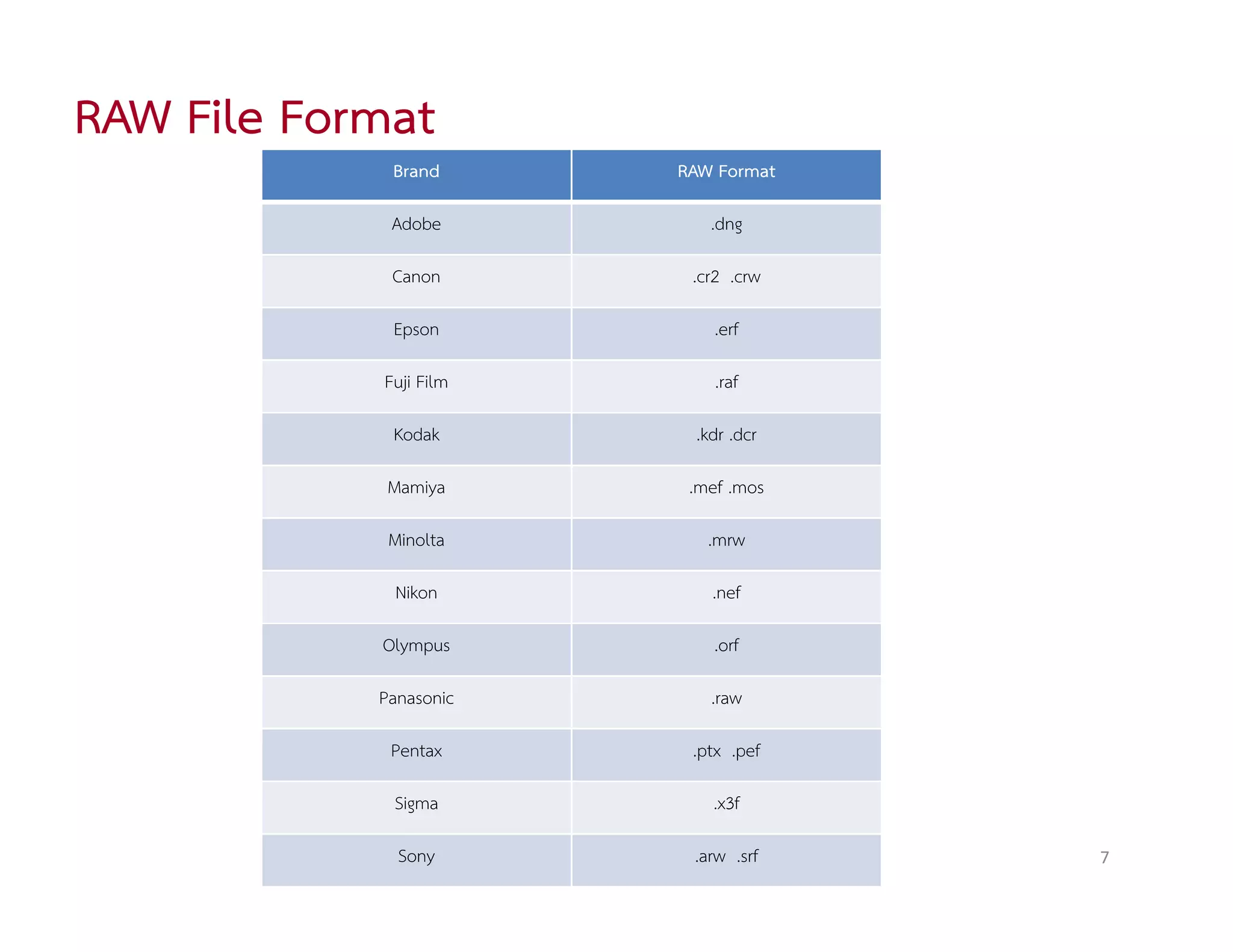Camera RAW Workflow | PDF