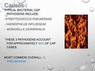CAP (Community Acquired Pneumonia ) | PPTX