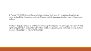 RAWA RAJPUT CLANS PAATLAN, TANWAR, VATS, CHAUHAN.pptx