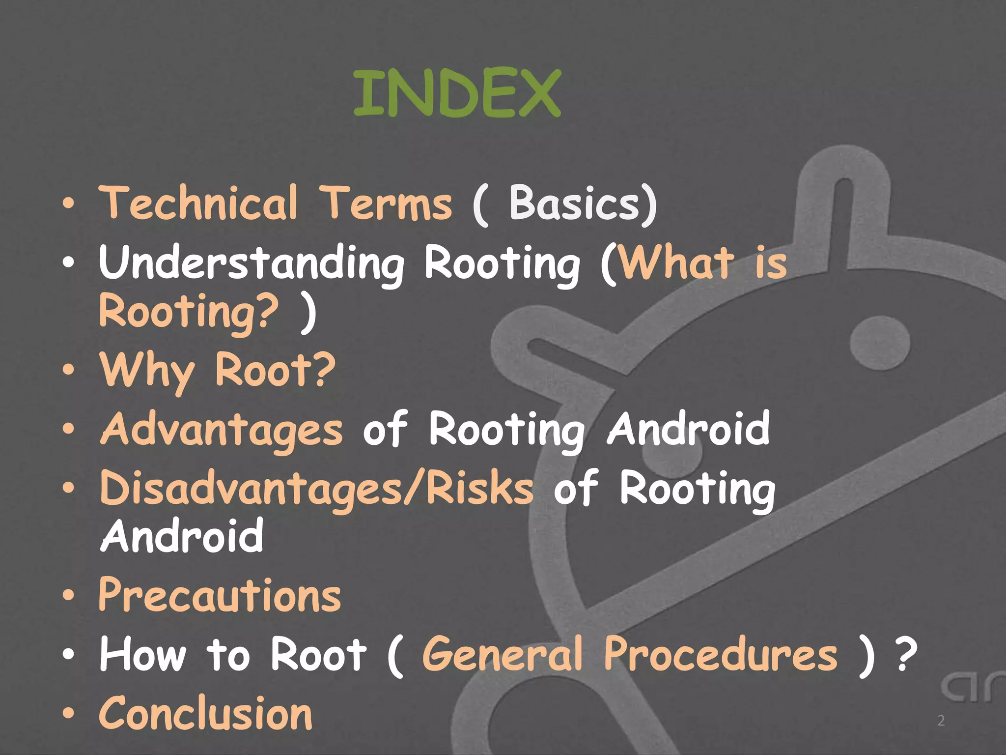 Rooting Android Devices | PPSX
