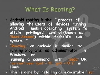 Rooting Android Devices | PPSX