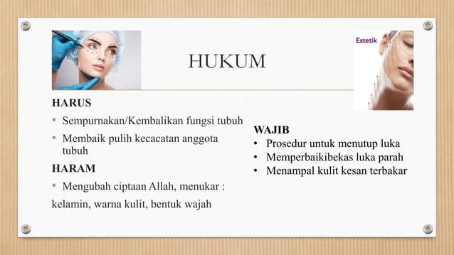 RAWATAN ESTETIK & PEMBEDAHAN PLASTIK (CTU211) | PPTX