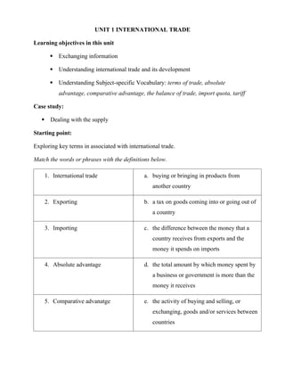 raw AVKDQT_UNIT 1 INTERNATIONAL TRADE.docx