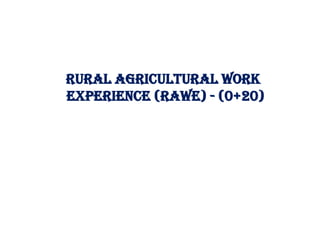 rawe-orientation program about IPM PPT SHARE | PPTX