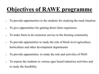 RAWE - ORIENTATION Programme R.G PCAS.pptx