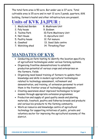 Rural Agricultural Work Experience | PDF