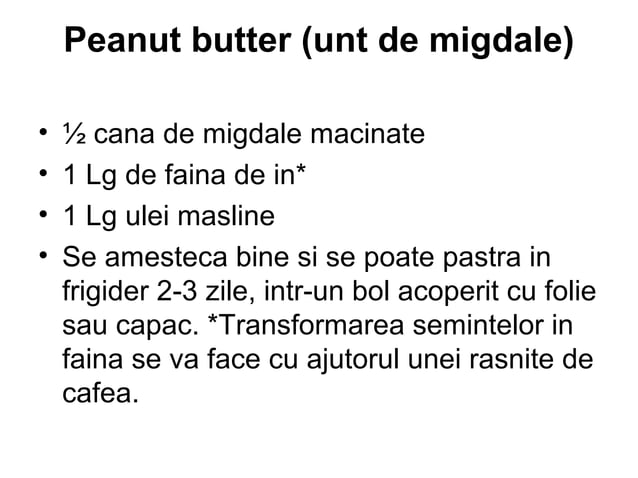 Raw food: unt, lapte , branza | PPT