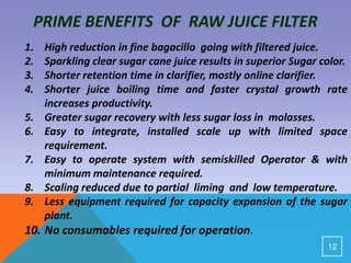 MIXED JUICE FILTER SUGAR CANE | PDF