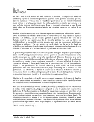 Rawls teoria de la justicia | PDF