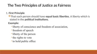 Rawls’ Theory of Justice Ethics Gened sub | PPT