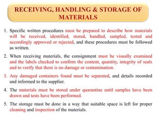 Raw Material : PURCHASE SPECIFICATIONS AND MAINTENANCE OF STORES FOR ...