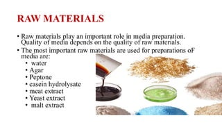 Raw material and nutrition | PPTX