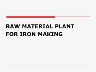 Raw Material In Iron Making | PPT