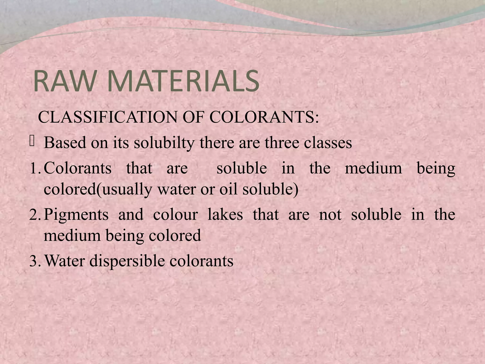 RAW MATERIALS USED IN COSMETICS BY ROOMA KHALID | PPT