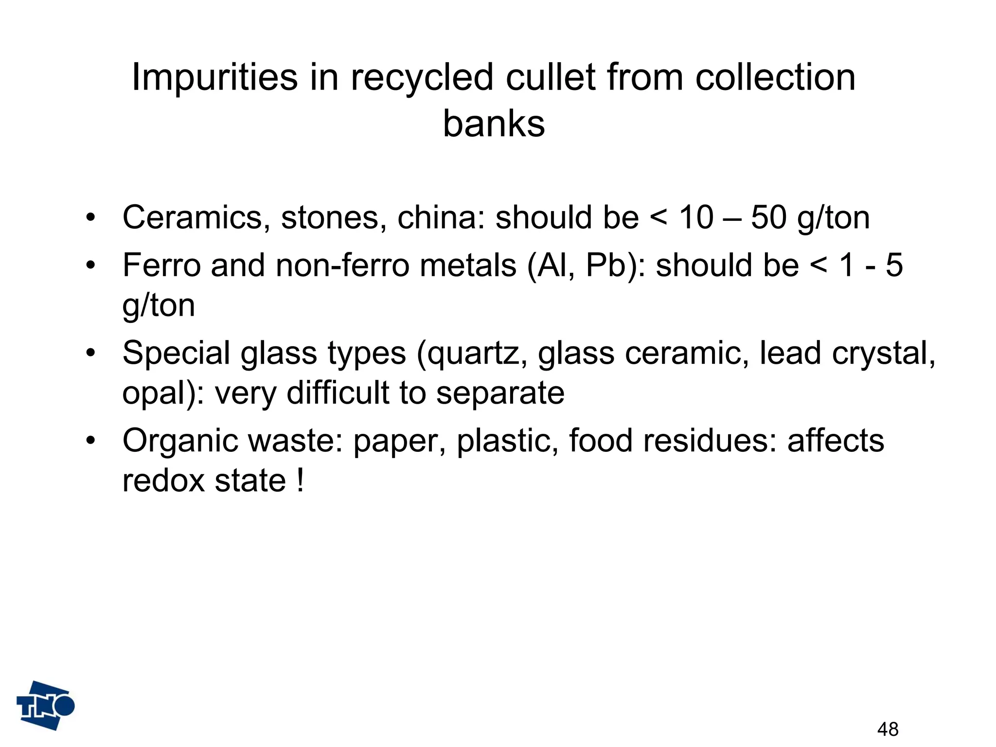 Raw materials & cullet | PDF