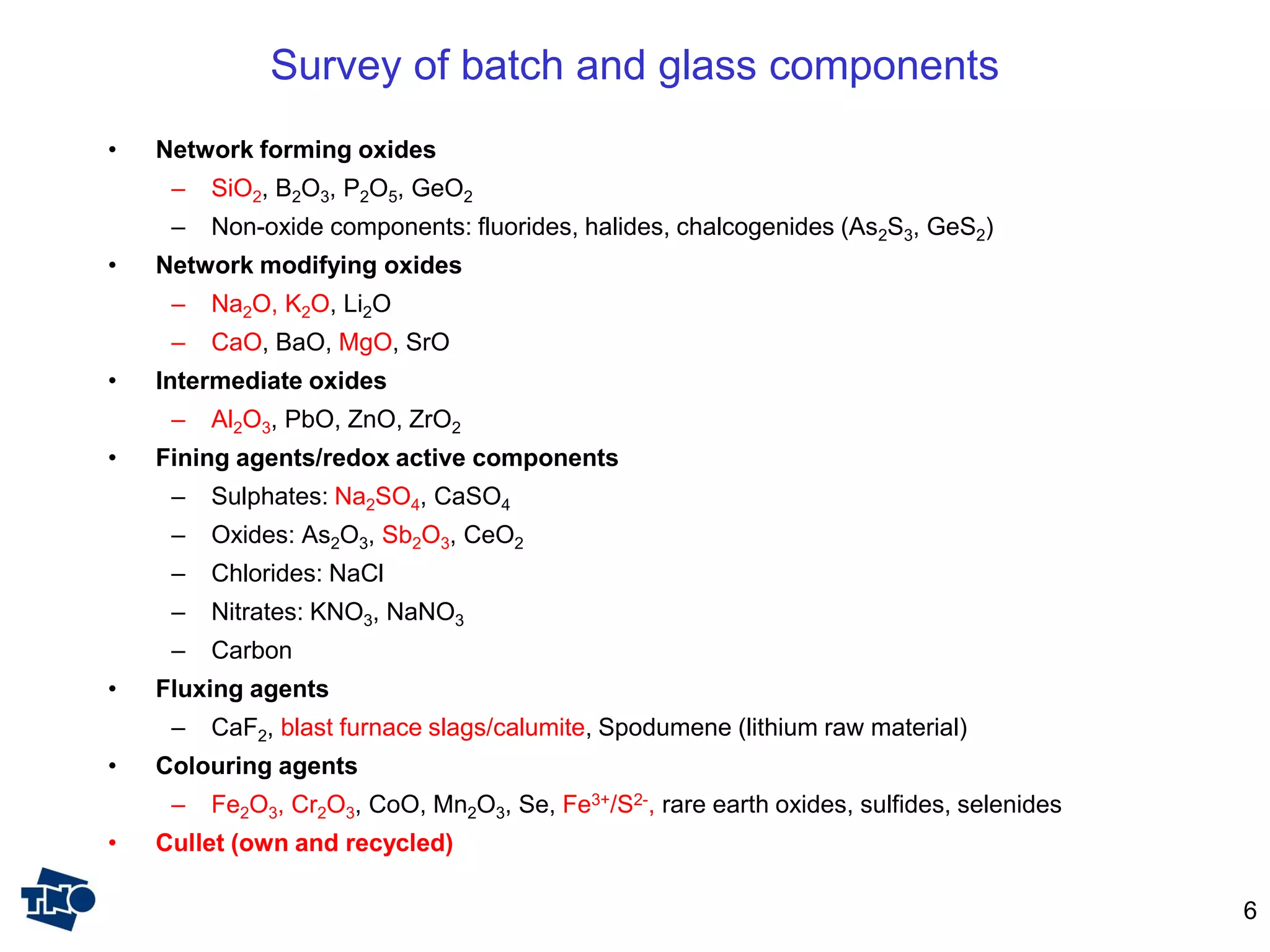 Raw materials & cullet | PDF
