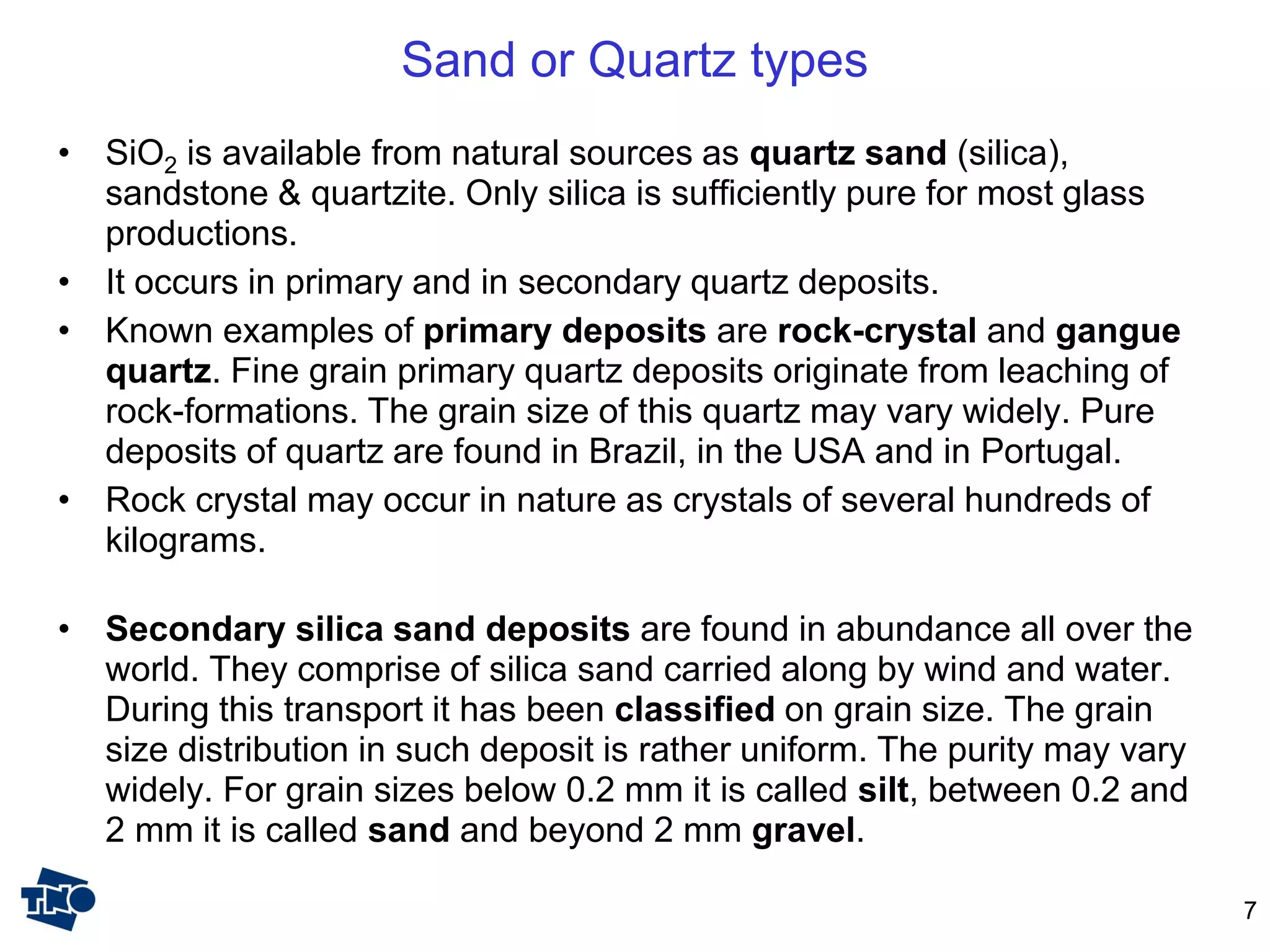 Raw materials & cullet | PDF