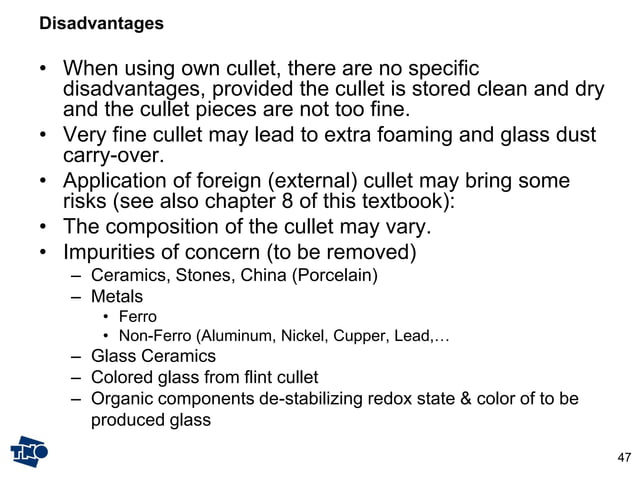 Raw materials & cullet | PPT