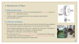 raw materials for paper making and the processing procedure involved..pptx