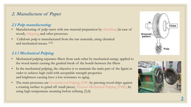 raw materials for paper making and the processing procedure involved..pptx | Woodworking | Arts ...