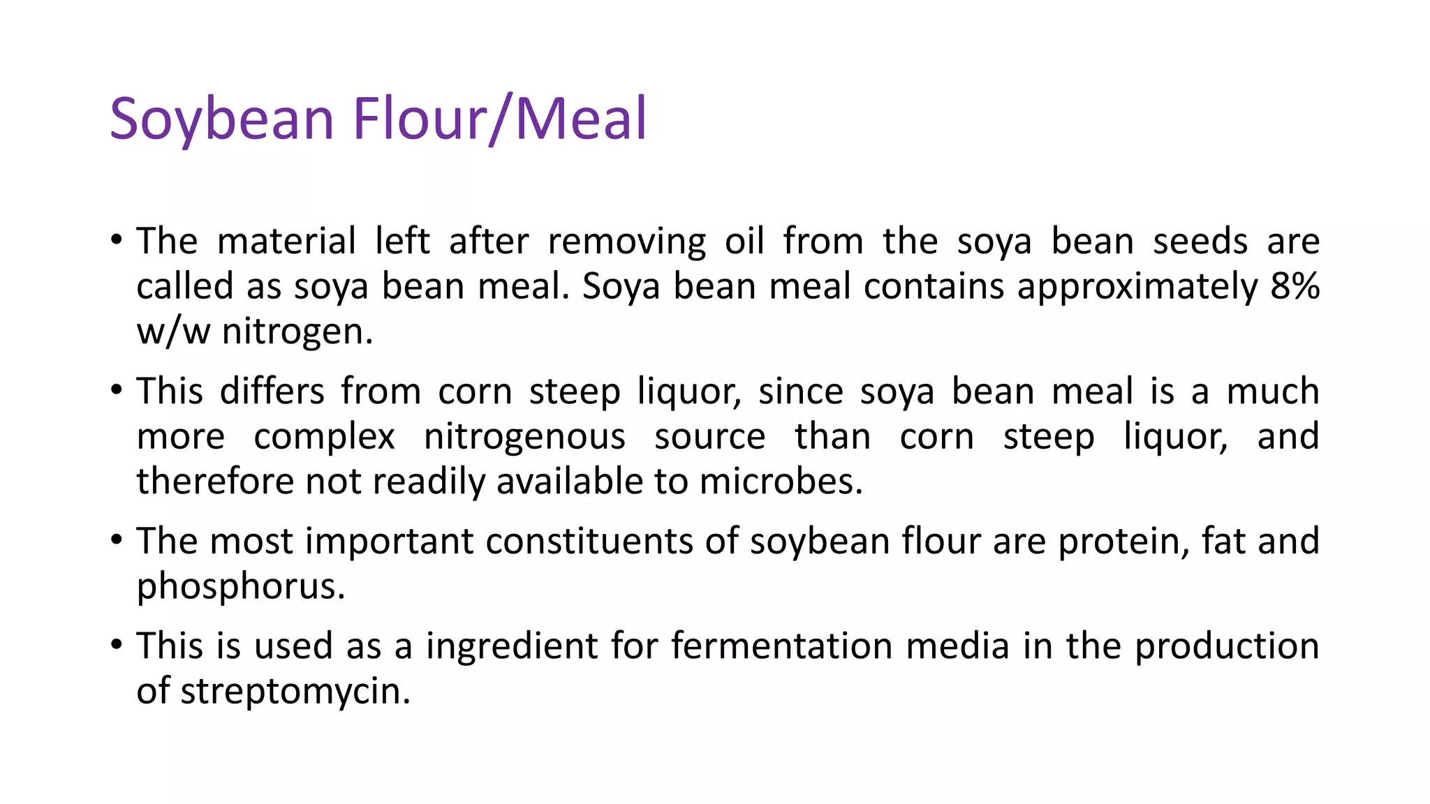 Raw materials in fermentation | PPTX