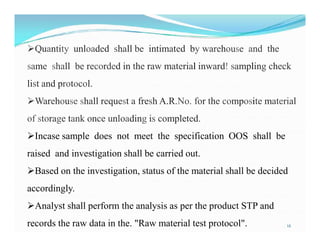 Raw materials presentation | PDF
