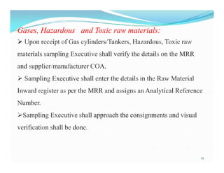 Raw materials presentation | PDF
