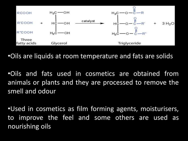 Basic Raw Materials used in Cosmetics | PPTX