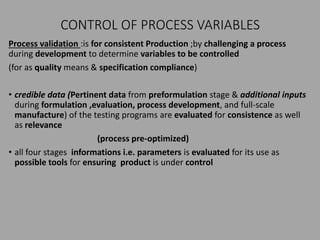 Raw material validation- process validation | PPTX