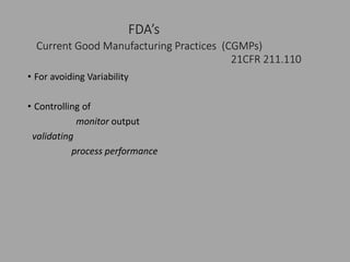 Raw material validation- process validation | PPTX
