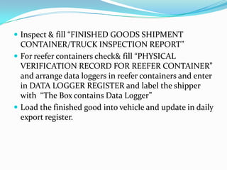 Raw material warehouse | PPTX