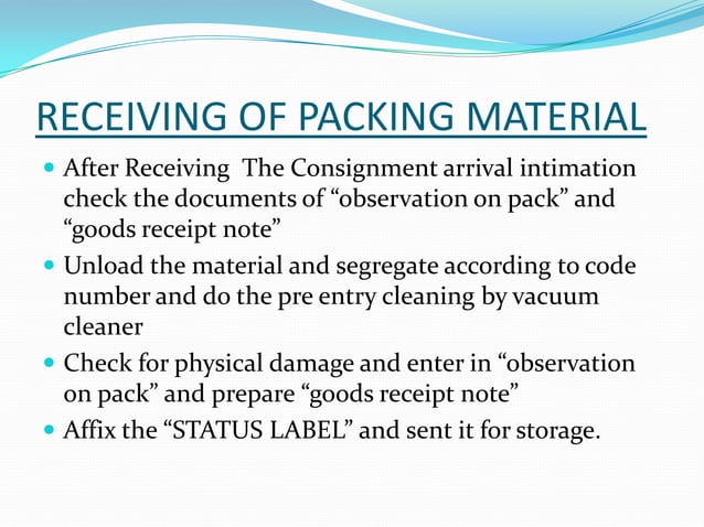Raw material warehouse | PPTX | Logistics | Business