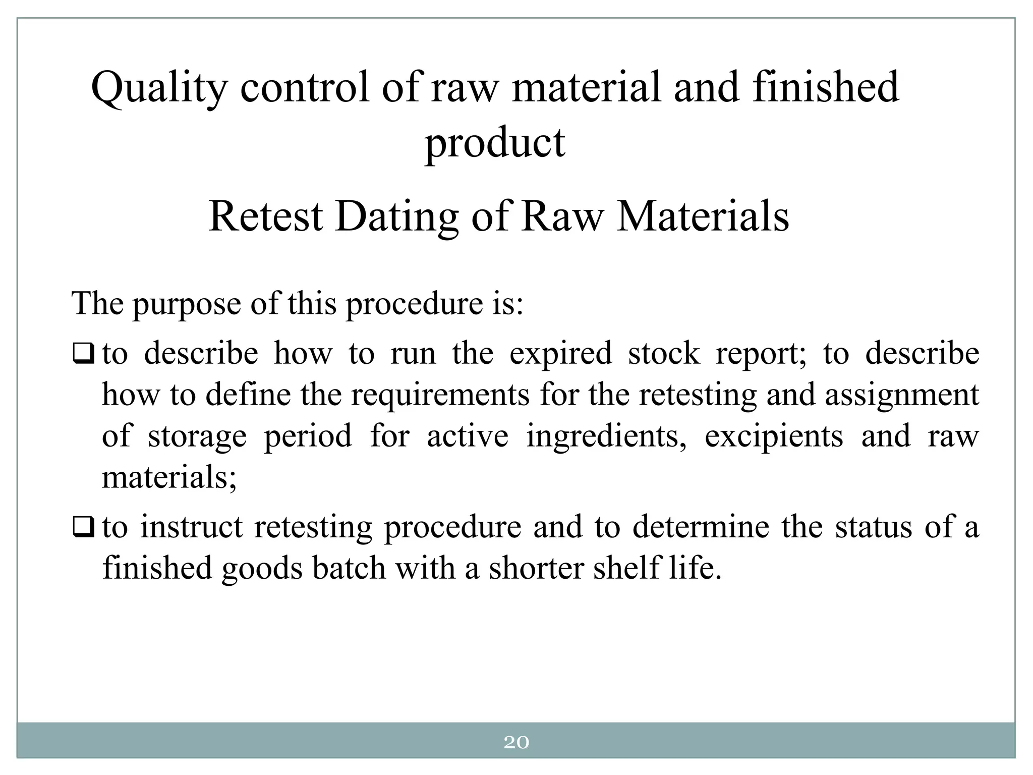 Raw mat, specification 112070804009 | PPTX