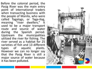 Pasig RIver Pollution | PPTX