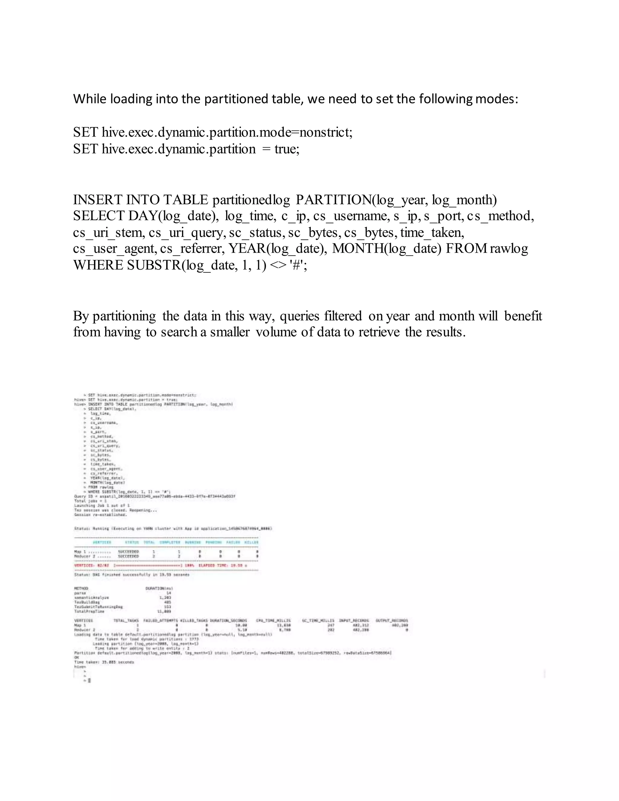 Raw system logs processing with hive | DOCX
