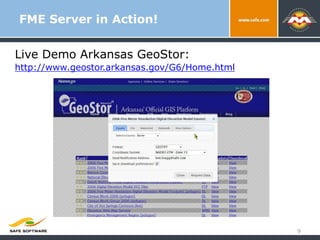 From Raw to Cooked: In-Depth FME Desktop to FME Server Workflow | PPTX