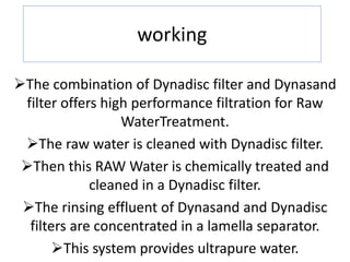 Raw water treatment | PPTX