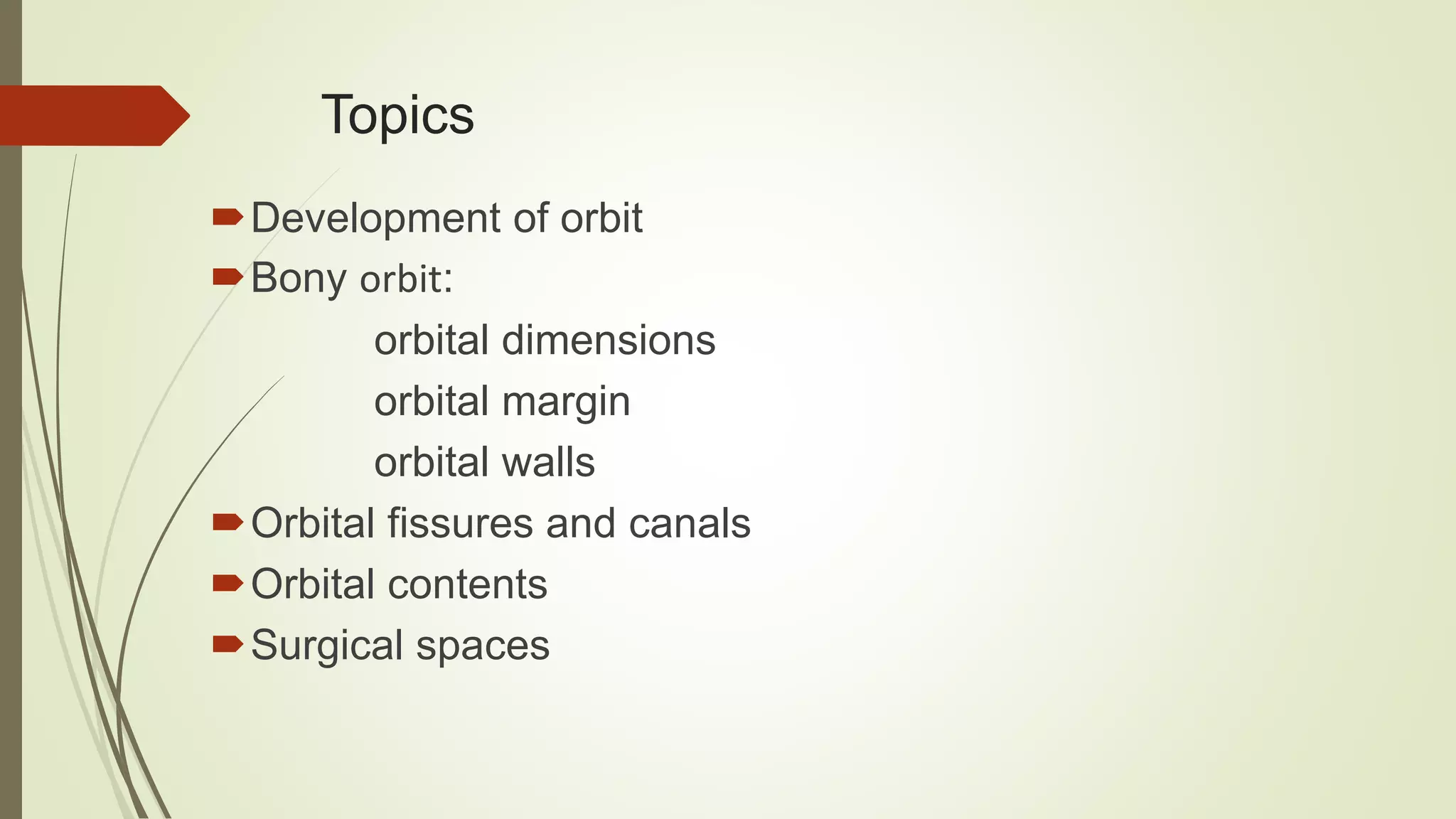 Anatomy of human orbit | PPTX
