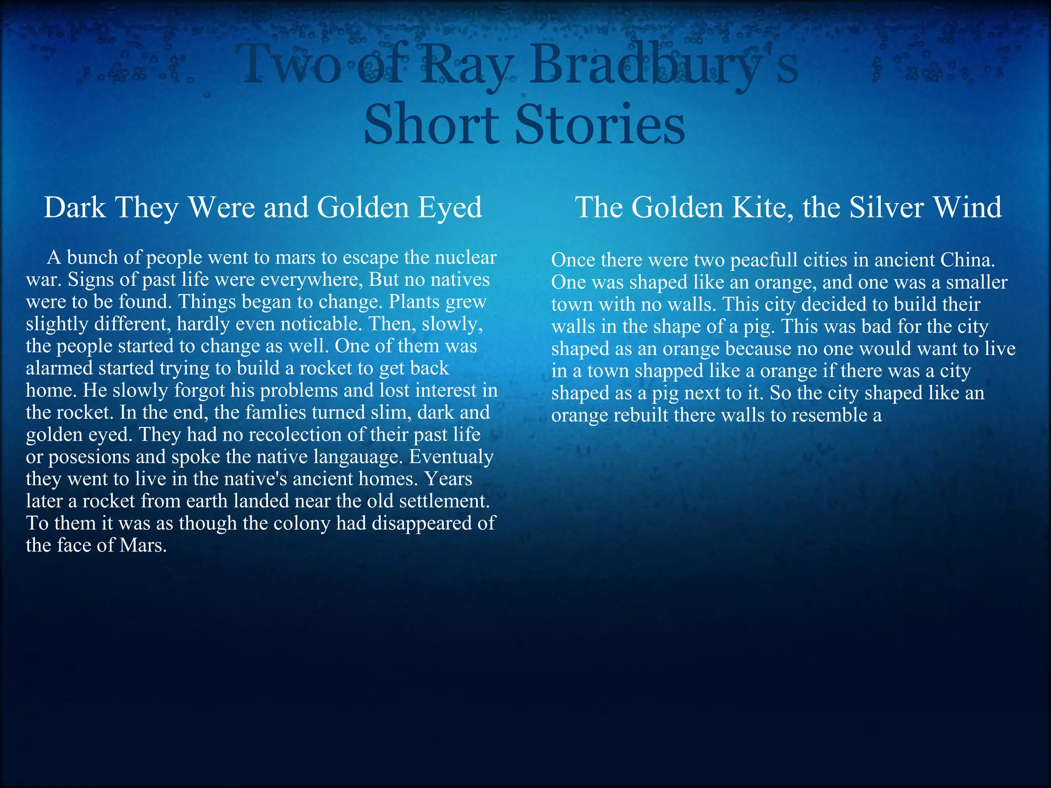 Ray Bradbury | PPT