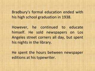 Ray Bradbury | PPT