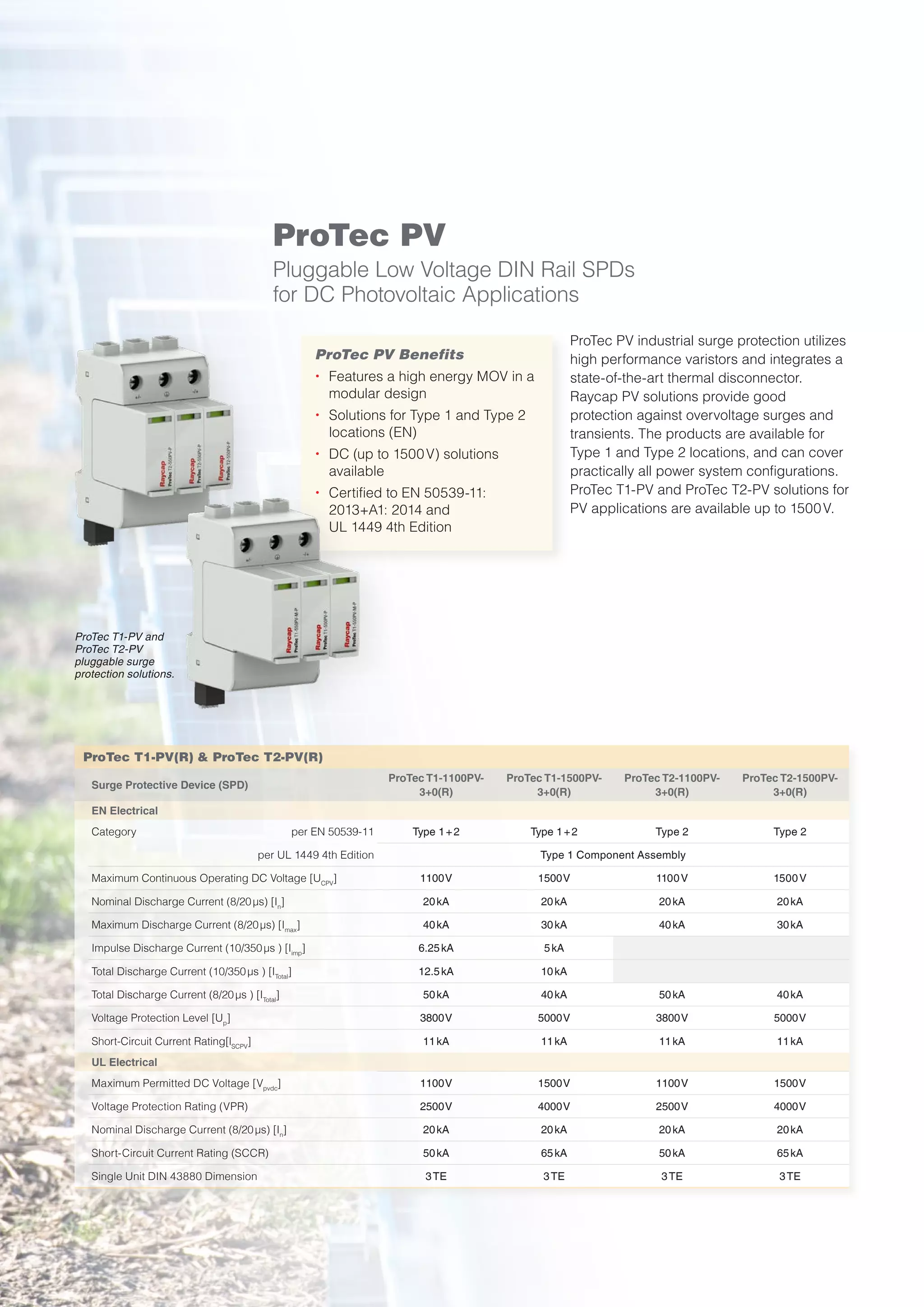 Raycap Solar brochure | PDF | Gas and Electric | Home Utilities