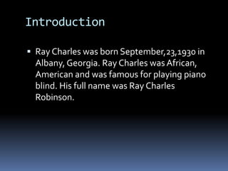 Ray Charles | PPTX