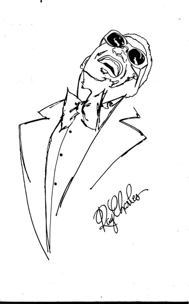 Ray Charles Coloring Page Coloring Pages