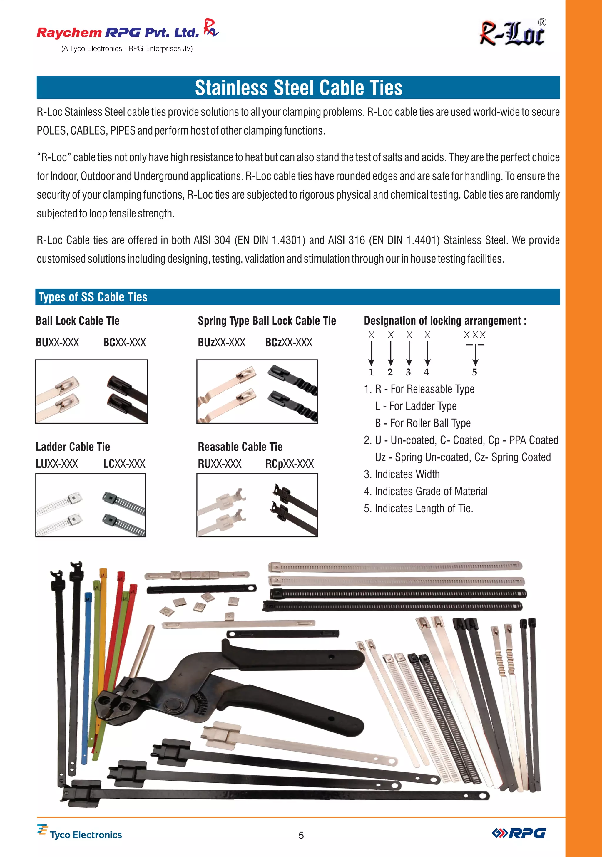 Raychem rpg cable tie stockist - SAUDI ARABIA - AKBAR TRADING | PDF