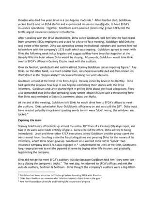 Ray Dirks, Whistleblower | DOCX