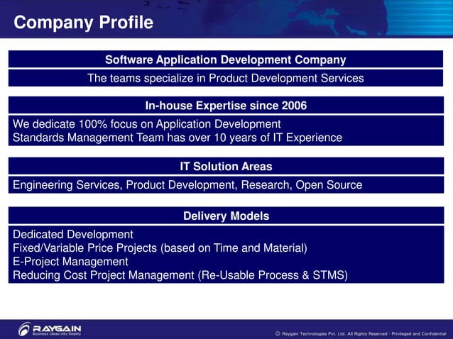 Raygain information technology overview (1) | PPT