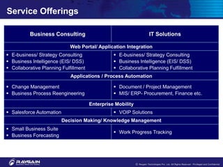 Raygain Information Technology Overview | PPT