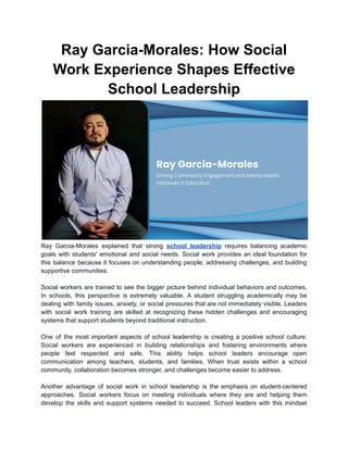 Ray Garcia-Morales_ How Social Work Experience Shapes Effective School ...